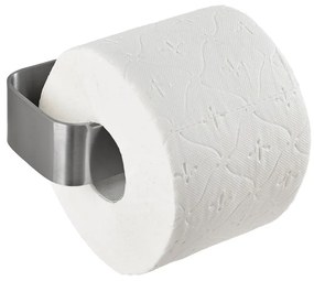 Nástěnný držák na toaletní papír z nerezové oceli v matně stříbrné barvě Ume – Zone