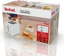 Tefal Sense TT693110 bílá / Topinkovač / 850 W / 2 plátky