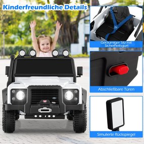 Costway Elektrické vozítko Land Rover Defender dětské elektrické vozítko