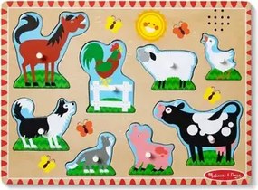 Spin Master Melissa  Doug puzzle se zvukovými efekty / od 2 let