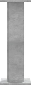 Stojany na rostliny 2 ks betonově šedé 30 x 30 x 80 cm kompozit 3307867