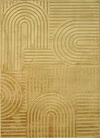 BE Koberec Zen Garden Collection 2405 YELLOW - žlutý obdélníkový Rozměr: 60x100 cm