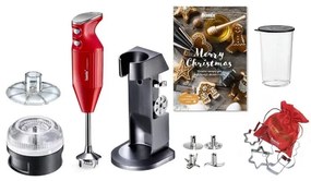 Bamix Christmas box M200 tyčový mixér červená metalíza