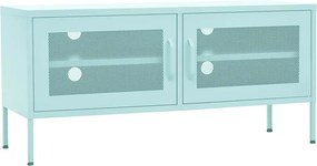 TV skříňka mátová 105 x 35 x 50 cm ocel 336239