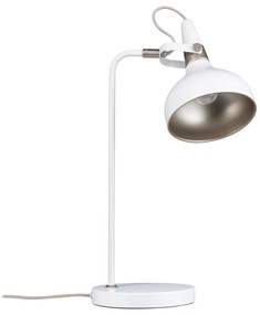Paulmann 78482 Juna, bílá stolní lampa z kovu, 1xE14, výška 51cm
