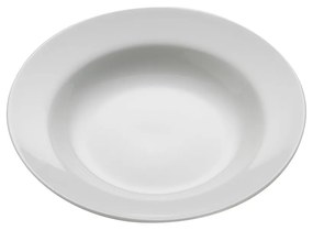 Bílý porcelánový talíř na polévku Maxwell &amp; Williams Basic Bistro, ø 22,5 cm