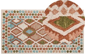 Vlněný koberec 80 x 150 cm barevný ERMENEK Beliani