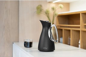 Černá plastová termoska 1 l Alessia – Vialli Design