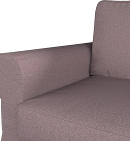 Potah na pohovku IKEA Backabro rozkládací se šezlongem barva růžová látka pletený vzor