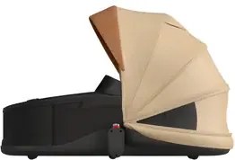 MIMA Korbička Creo černá / od narození do 9 kg / stříška anti-UV50+ /