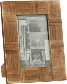 Fotorámeček v designu plátků dřeva – 21,5*10,5*16 cm