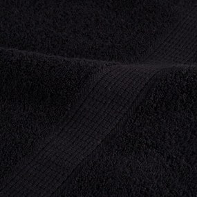 Premium ručníky SOLUND 4 ks černé 70 x 140 cm 600 g/m² 137429