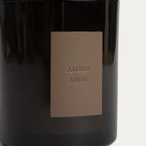 Svíčka URBAN LEATHER Amber Musk 781025