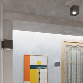 Sollux Lighting Nástěnné svítidlo QUAD 1 antracit