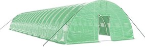 Skleník s ocelovým rámem zelený 120 m² 20 x 6 x 2,85 m 3188113