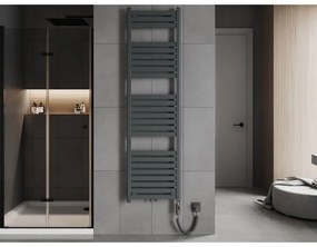 Mexen Uran, elektrické topné těleso 1800x500 mm + topná tyč 900 W, antracitová, W105-1800-500-2900-66