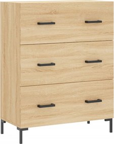 Skříň highboard dub sonoma 69,5 x 34 x 180 cm kompozitní dřevo 3198404