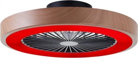 Brilliant G60060/09  Stmívatelné LED svítidlo SLIMLINE NATUR &amp; reverzn VENTILÁTOR + funkce LED