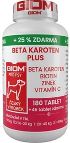 Giom S Beta-karoten Plus 180 tbl + 25 % zdarma