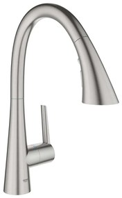 Grohe Zedra - Dřezová baterie s výsuvnou sprškou, supersteel 32294DC2