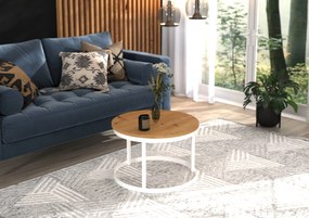 ADRK Furniture Konferenční stolek RINEN CT-RNN-W-A