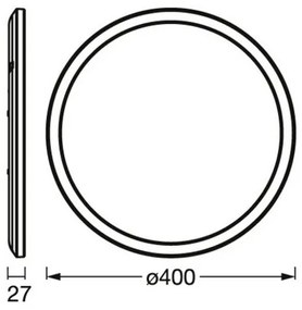 Ledvance - LED RGBW Stmívatelné stropní svítidlo SMART+ ORBIS LED/25W/230V Wi-Fi