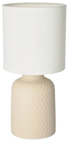 Béžová stolní lampa s textilním stínidlem (výška 32 cm) Iner – Candellux Lighting