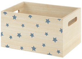 Atmosphera Dřevěné boxy na hračky hvězdy 3 ks 26x36x18 cm