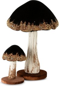 DEKORAČNÍ FIGURKA MUSHROOM SADA 6KS 8X12 CM VÍCEBAREVNÁ