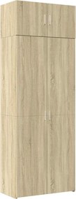 Úzká úložná dub sonoma 80x42,5x225 cm kompozitní dřevo 3281352
