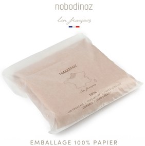 Nobodinoz Lin français tulítko Leaf Noisette