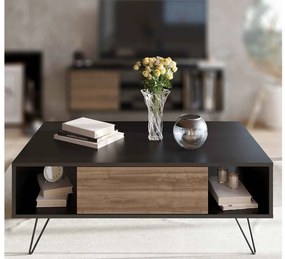 Designový konferenční stolek Baqia 120 cm ořech černý