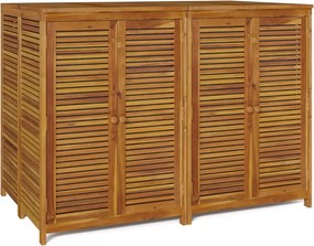 Zahradní úložný box 140 x 87 x 104 cm masivní akáciové dřevo 3155242