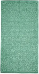 Pip Studio ručníky z bavlněného froté Tile de Pip, zelené (Luxusní ručníky z bavlněného froté v designu Tile de Pip v zelené barvě )