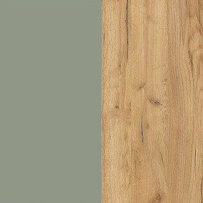 Šedozelená matná skříňka 70x99x34 cm Binetto – Germania