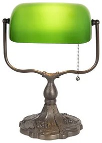 Stolní lampa Tiffany VINTAGE BANKER Clayre &amp; Eef 5LL-1144GR