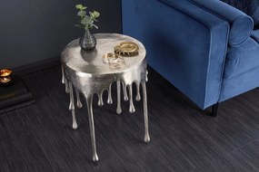 Designový konferenční stolek Gwendolyn 51 cm stříbrný