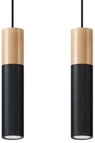 Sollux Lighting Závěsné svítidlo PABLO 2 Černá