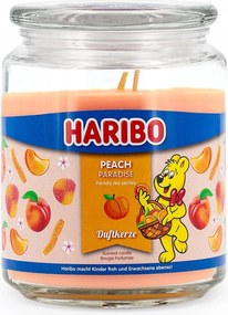 Vonná svíčka Peach Paradise Haribo náplň 510 g vůně broskev