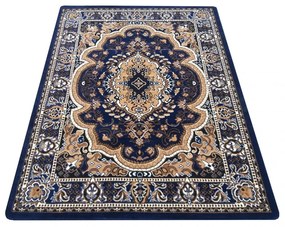 Vintage koberec v modré barvě Šířka: 150 cm | Délka: 210 cm