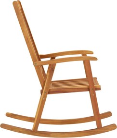 Houpací křeslo masivní akáciové dřevo 311844
