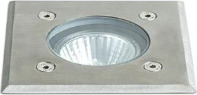 RED R13439 ORBU SQ 10 zápustná nerezová ocel 230V LED GU10 15W IP67 - RED - DESIGN RENDL