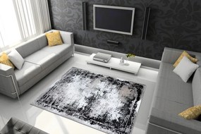 Dywany Łuszczów Kusový koberec Gloss 8493 78 Vintage grey/black Rozměry koberců: 120x170