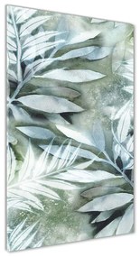 Wallmuralia Moderní skleněný obraz z fotografie Listí 60x120 cm