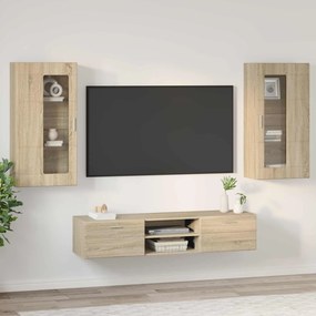 Sestava TV skříněk FLORIN 3 ks Sonoma dub Kompozitní dřevo 3397926