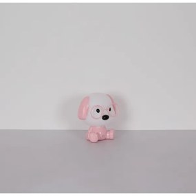 Globo 21761P - LED Stm. nab. dětská noční lampička PUPPY 1W/5V 500 mAh růžová