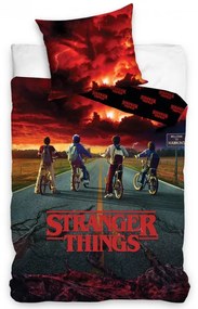 Dětské povlečení Stranger Things Storm Guard 140x200/70x90 cm