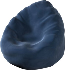 Sedací vak barva tmavě modrá látka lesklé, sametová