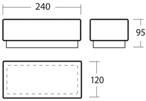 Osmont 41393 Jena 1, nástěnné/stropní svítidlo, 1x60W E27, 24x12cm, IP43