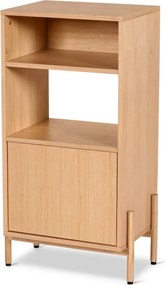 Tchibo - Koupelnová skříňka s dřevěnou dýhou - barva: hnědá